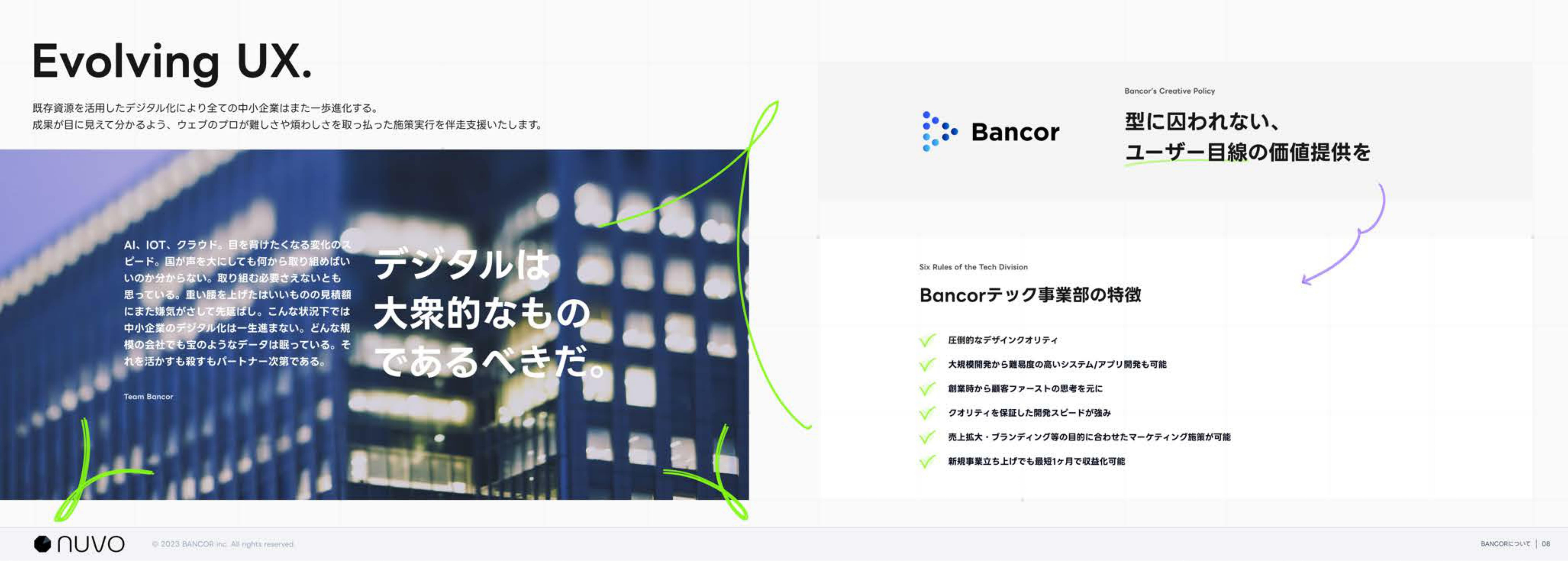 Bancor株式会社の制作実績と評判 | 福岡県北九州市のホームページ制作会社 | Web幹事