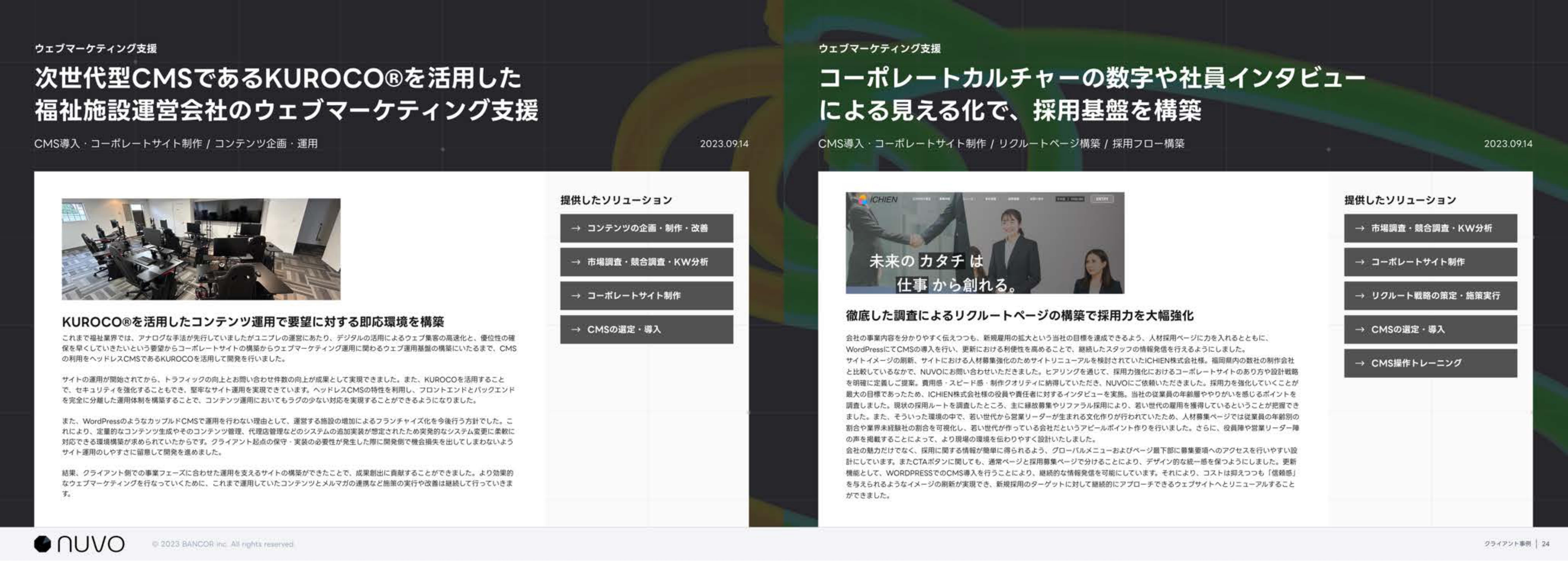 Bancor株式会社の制作実績と評判 | 福岡県北九州市のホームページ制作会社 | Web幹事